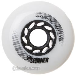 Powerslide Spinner 80mm 88a White (4-Pack)
