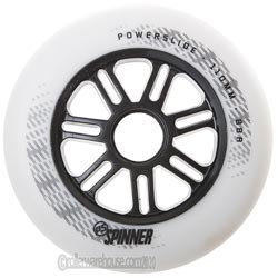 Powerslide Spinner 110mm 88a White (6-Pack)